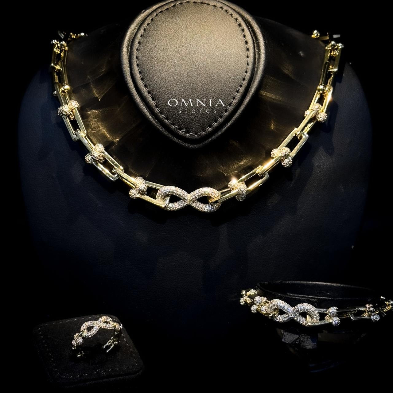 Shop Golden Finish Silver Jewelry | Omnia Stores UAE